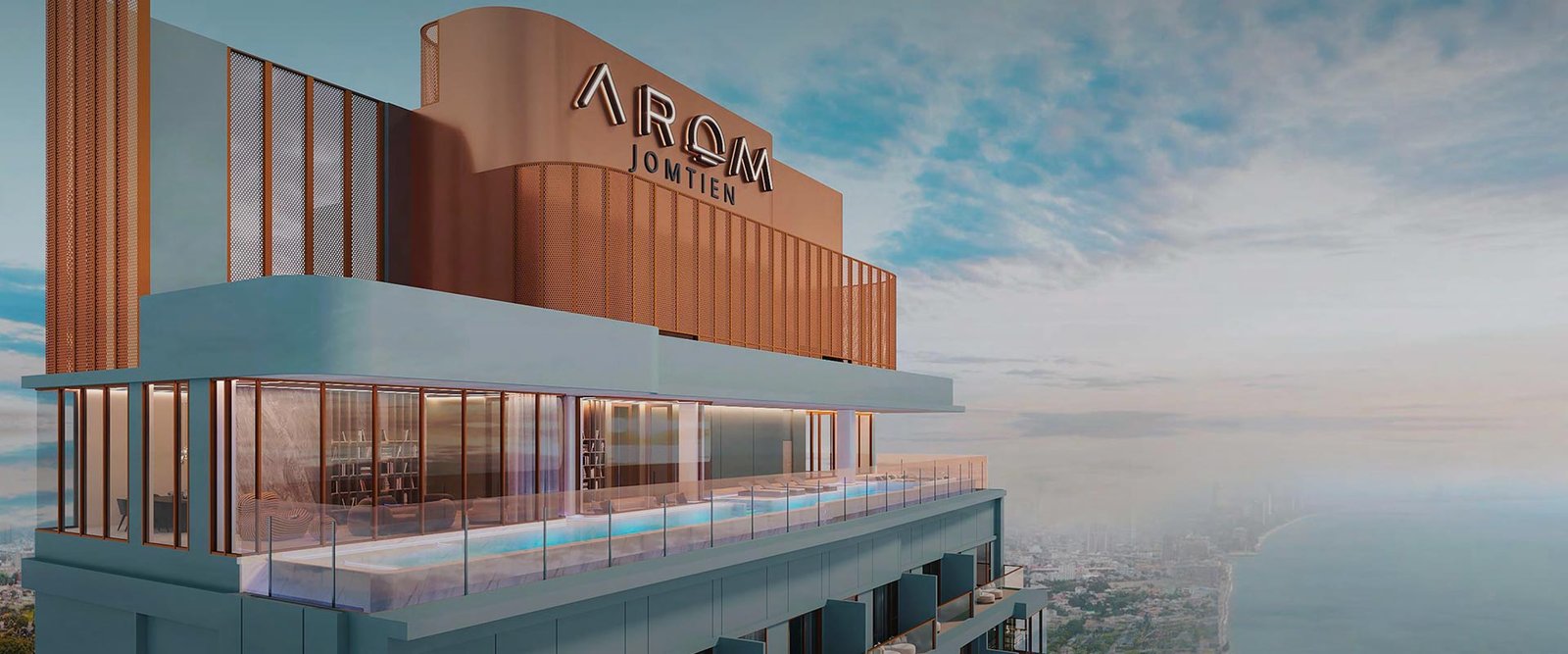 Arom คอนโดพัทยาติดชายหาด